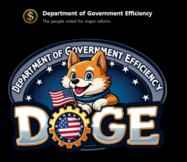The U.S. Department of Government Efficiency website logo has changed ...